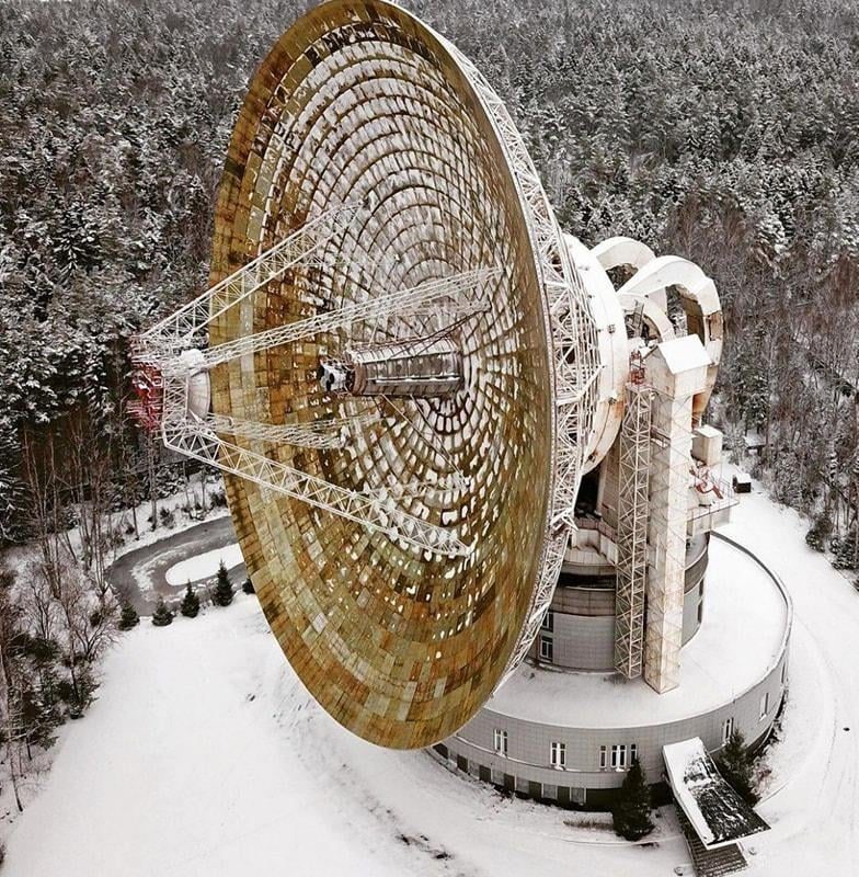 RT-64 Radio Telescope — A 64-Meter Giant of Kalyazin, Russia, Now at ...