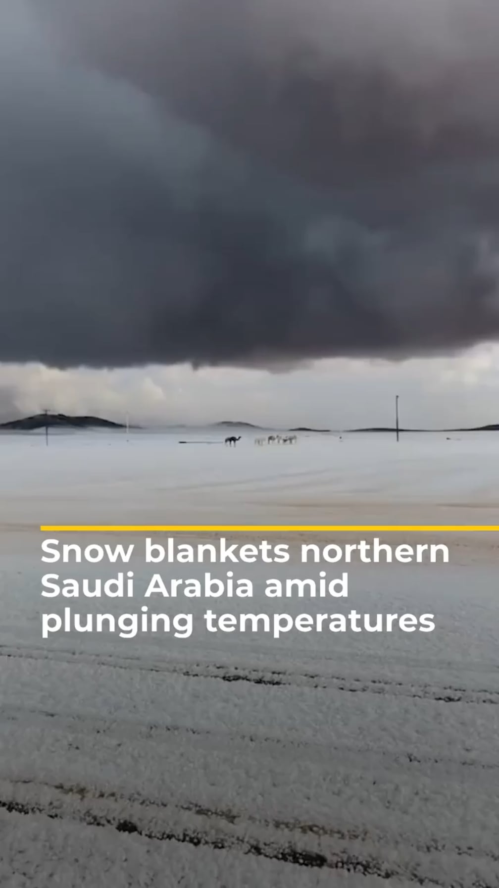 Snow in Saudi Arabia – Oddly Satisfying: Viral & Trending Finds